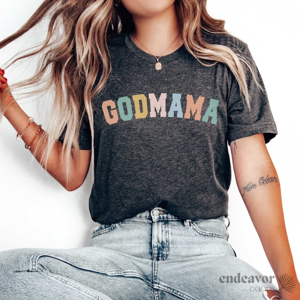 Cute Godmama Shirt Mothers Day Gift New Godmama Shirt Godmama Baptism ...