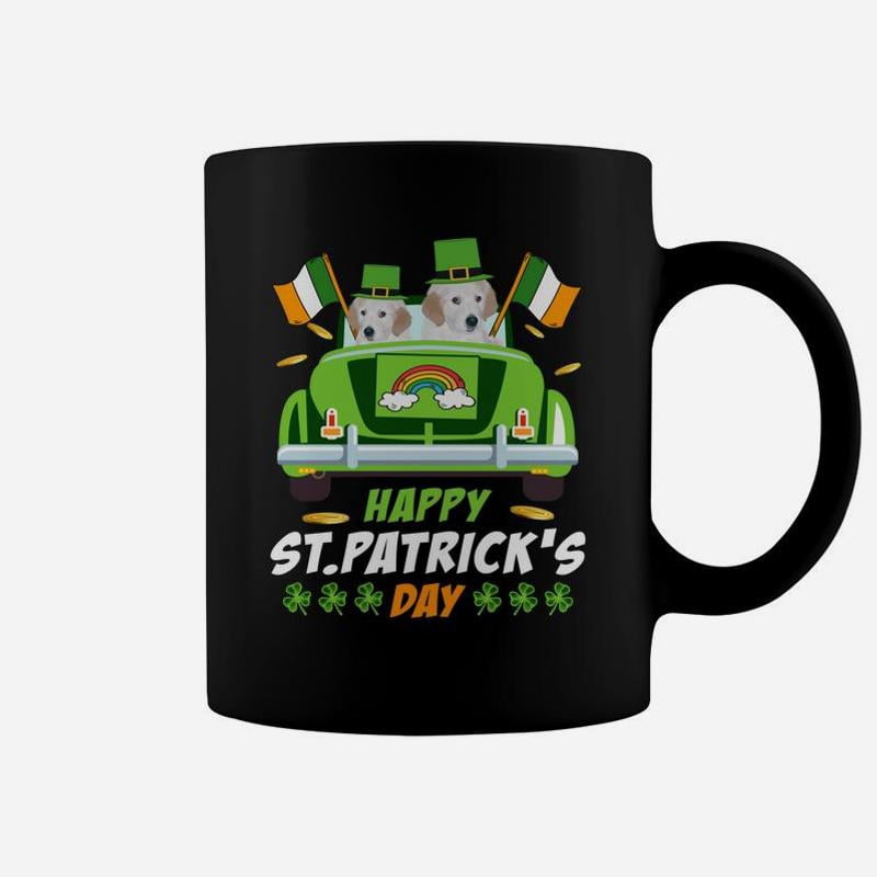 Cute Golden Retriever Leprechaun Happy Patricks Day Coffee M - Walmart.com