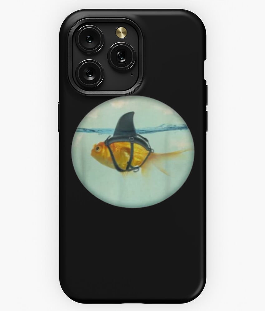Cute Goldfish with a Shark Fin Fashion G4726 Phone Case for iPhone17 16 ...