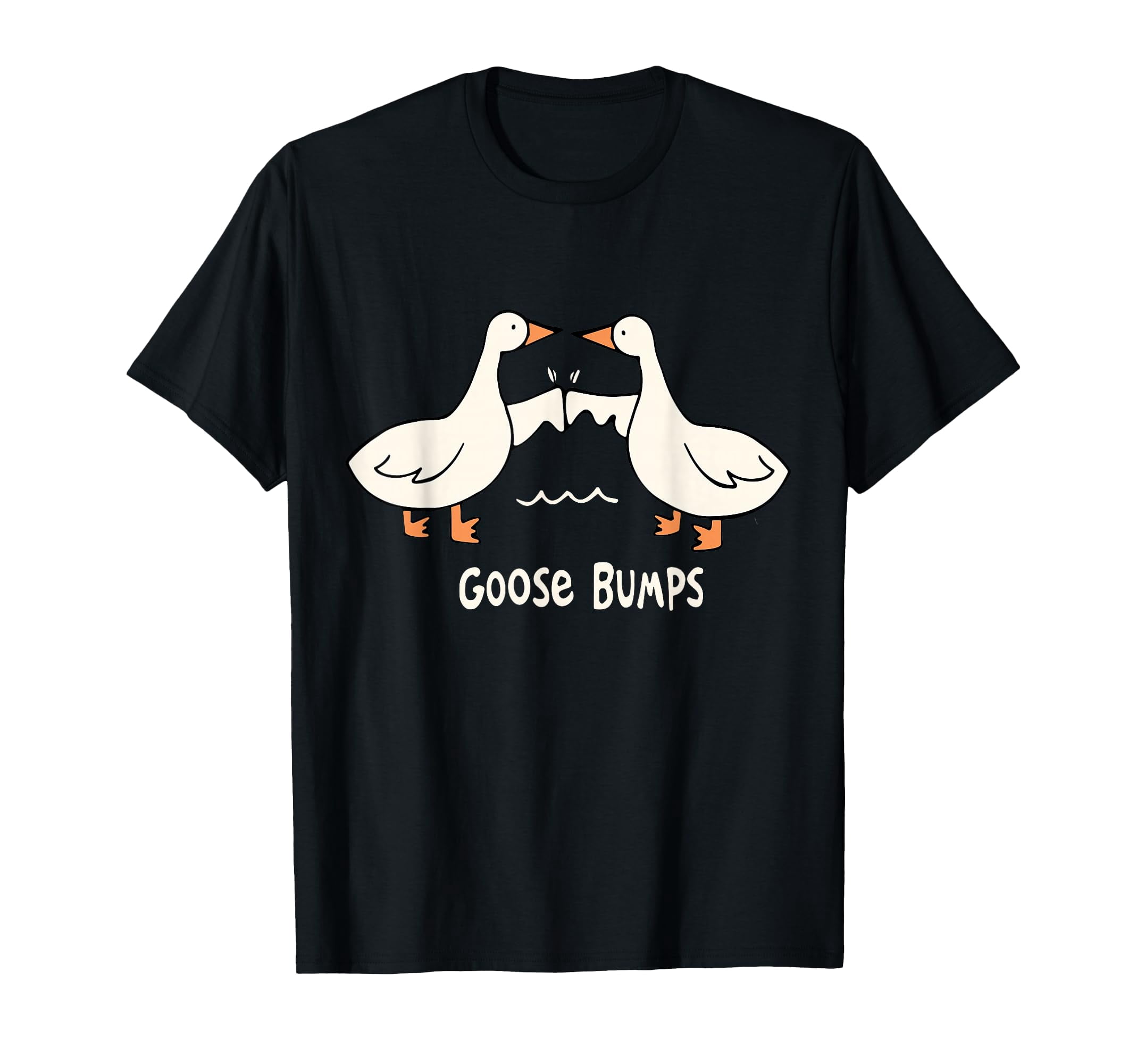 Cute Goose Bumps Graphic T-Shirt for Animal Pun Lovers, Fun and Playful ...