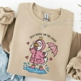 Cute Goose Embroidered Sweatshirt, Silly Goose On The Loose Crewneck ...