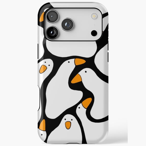 Cute Goose Pattern Funny Wildfowl Poultry Art Phone Case for iPhone 11 ...