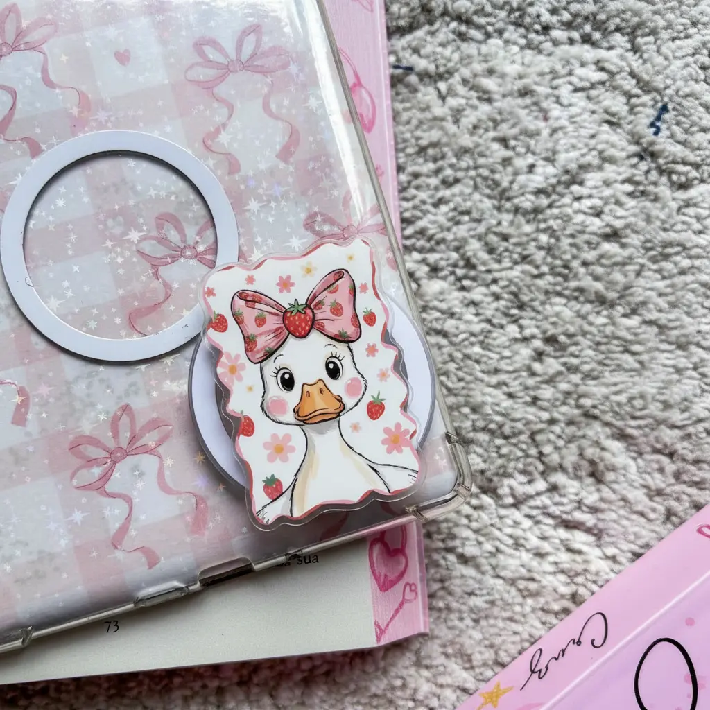 Cute Goose Summer Coquette Magsafe Phone Grip Detachable Magnetic ...