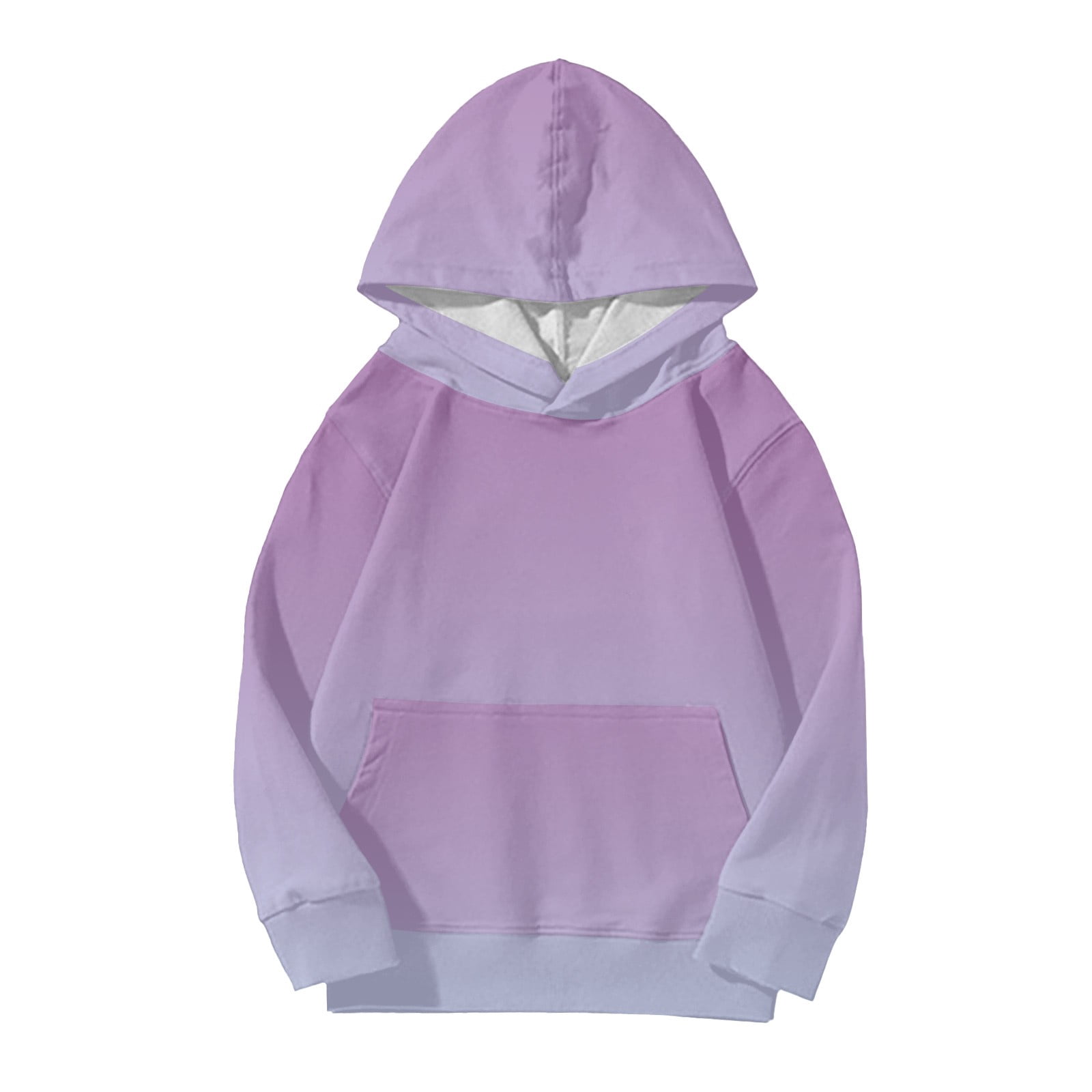 Cute Gradient Hoodies for Teen Girls, Trendy Preppy Oversized Hooded ...