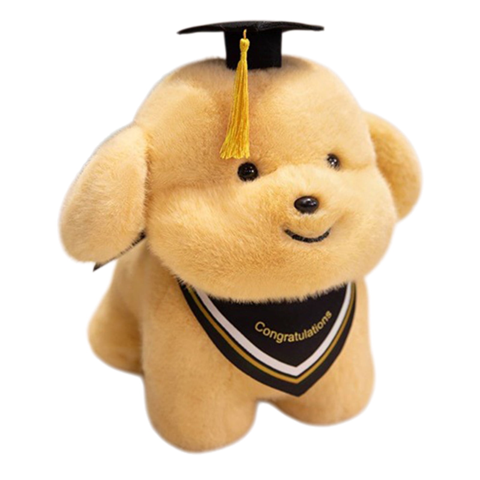 Cute Graduation Dog Doll with Grad Cap, Plush Graduation Bear Dolls for ...