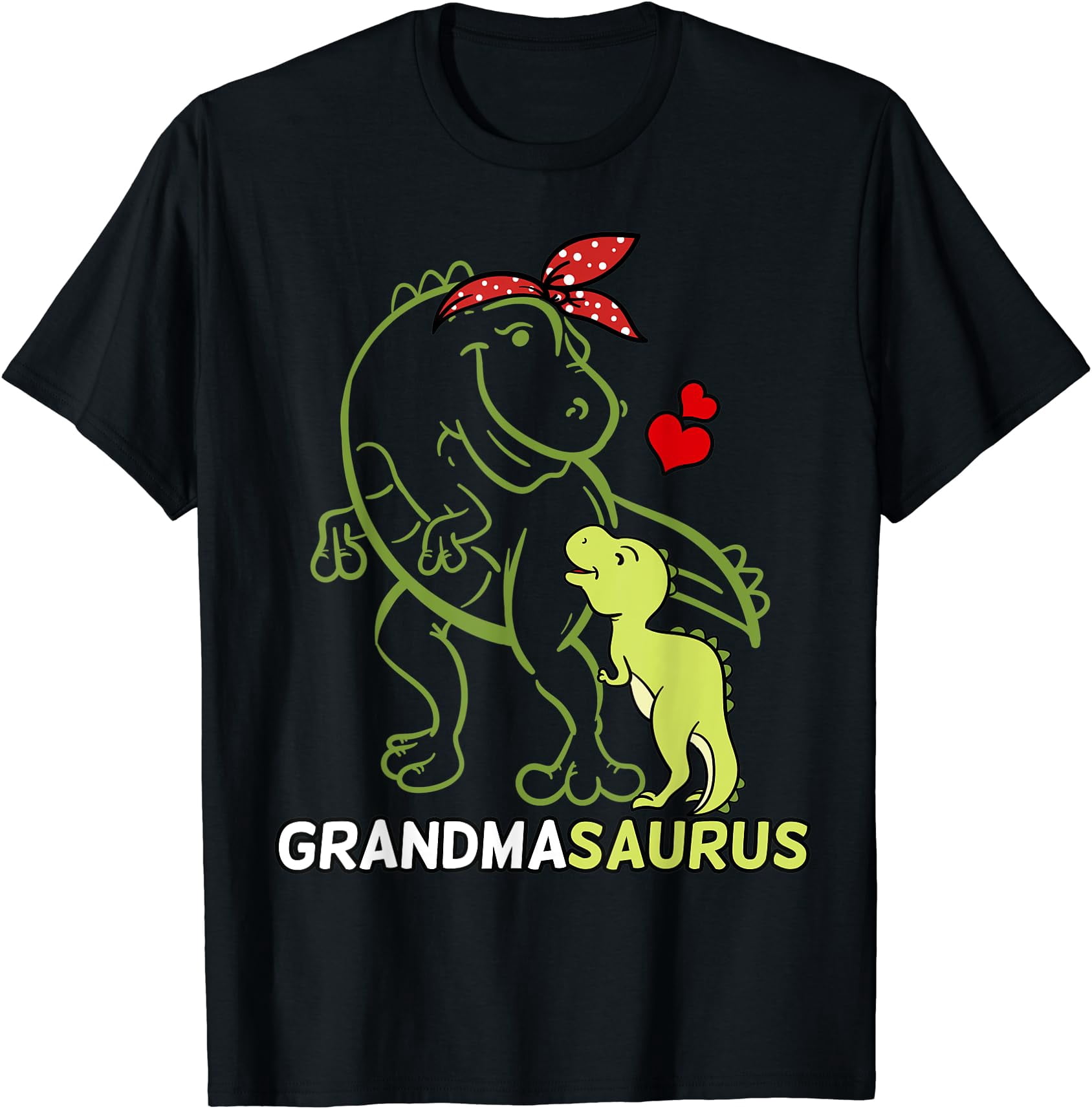 Cute Grandmasaurus Grandma Dinosaur T-Shirt, Mother's Day Gift ...
