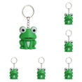 Cute Green Frog Keychain With Light And Sound Keyfob Kids Toy Gift ...