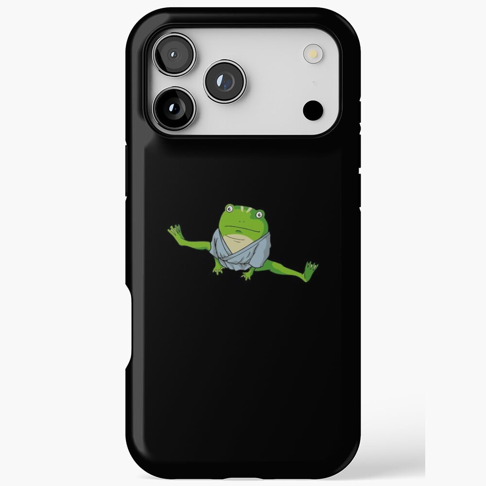 Cute Green Frog Sketch iPhone Case 17 11 12 13 14 15 16 Pro Max ...