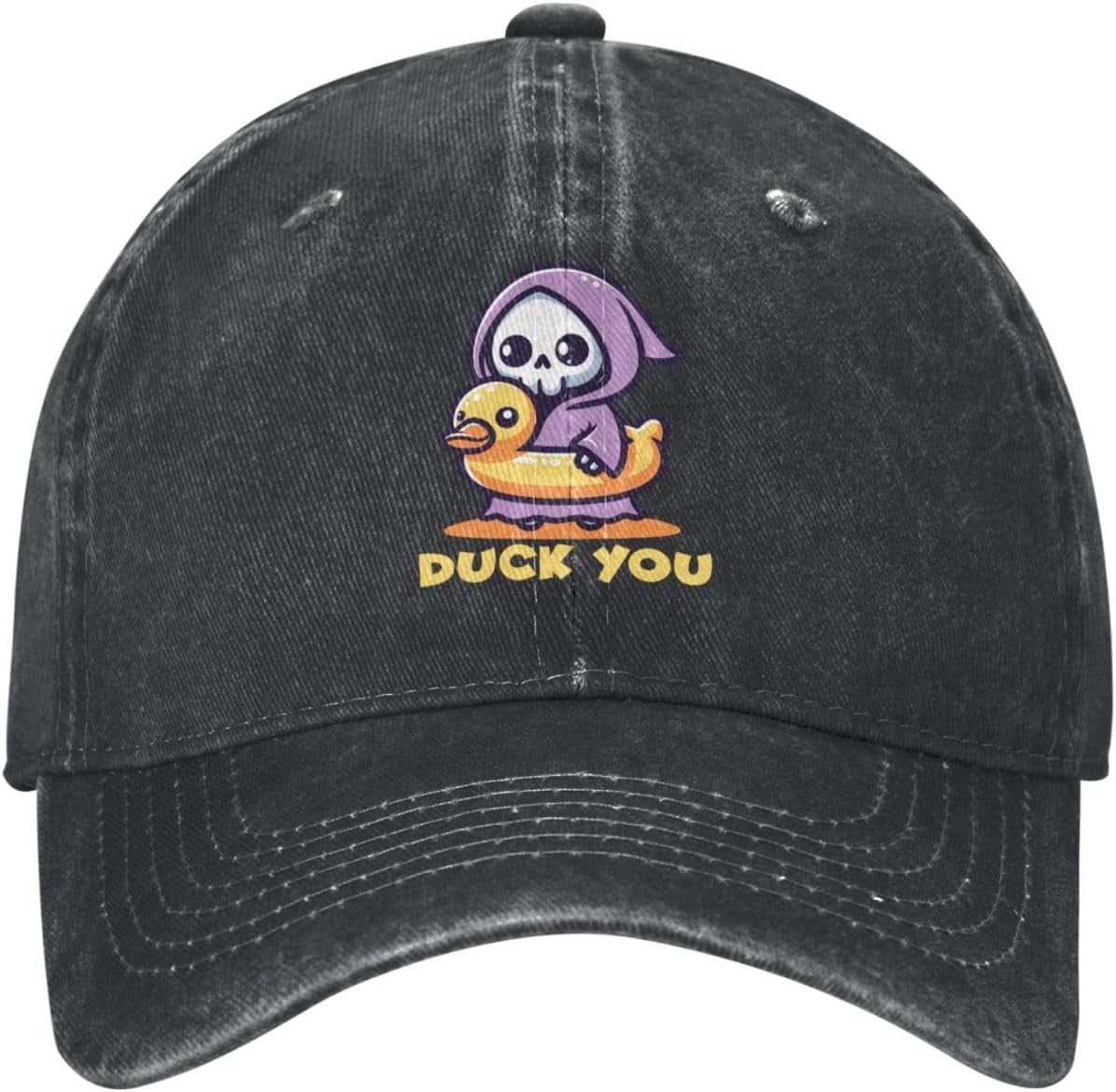 Cute Grim Reaper Staying Alive Baseball Cap Golf Hat Dad Hat Vintage ...