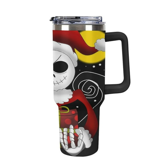 Cute Grin-ch 40oz Water Bottle Fits in Cup Holder Stainless Steel ...