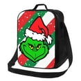 Cute Grin-ch Lunch Bag Portable Tote Bag Insulated Lunch Box Picnic ...