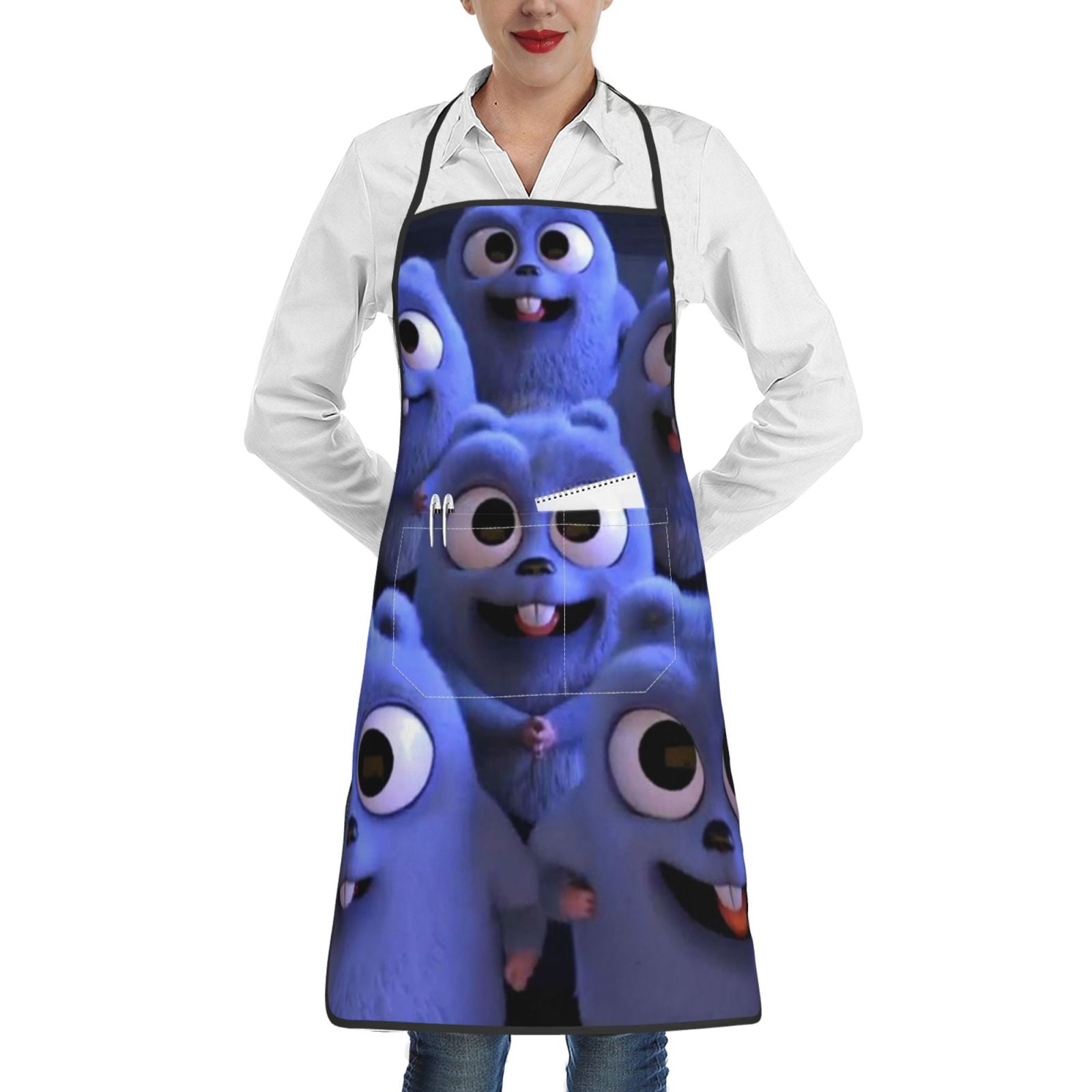 Cute Grizzy And the Lemmings Waterproof Apron Home Decor Kitchen ...