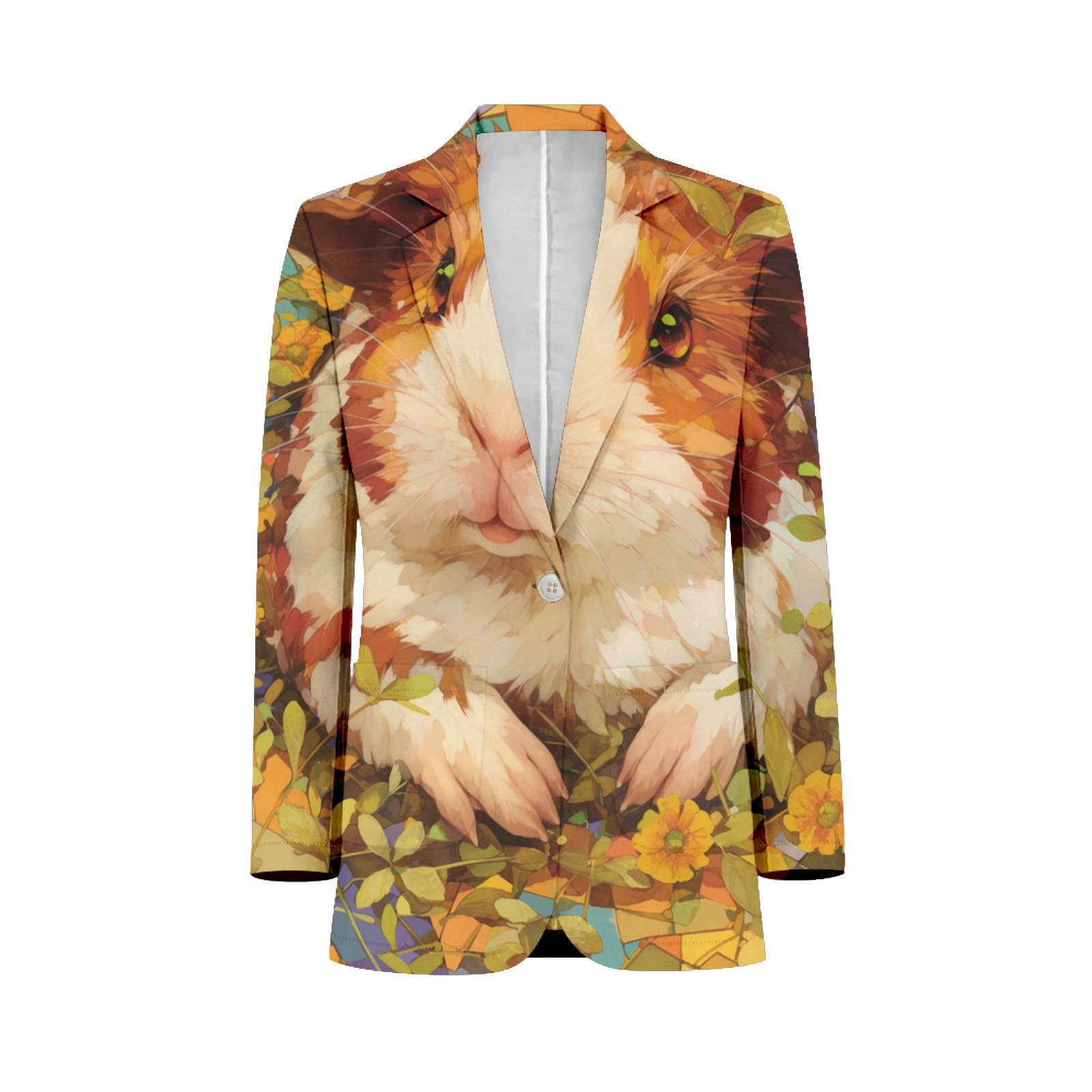 Cute Guinea Pig Customized Men's Suits full man Shawl Collar Gentleman ...