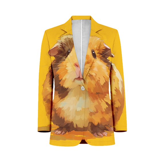 Cute Guinea Pig Men Blazers Slim Clothing Summer Jacket Man Oversize ...
