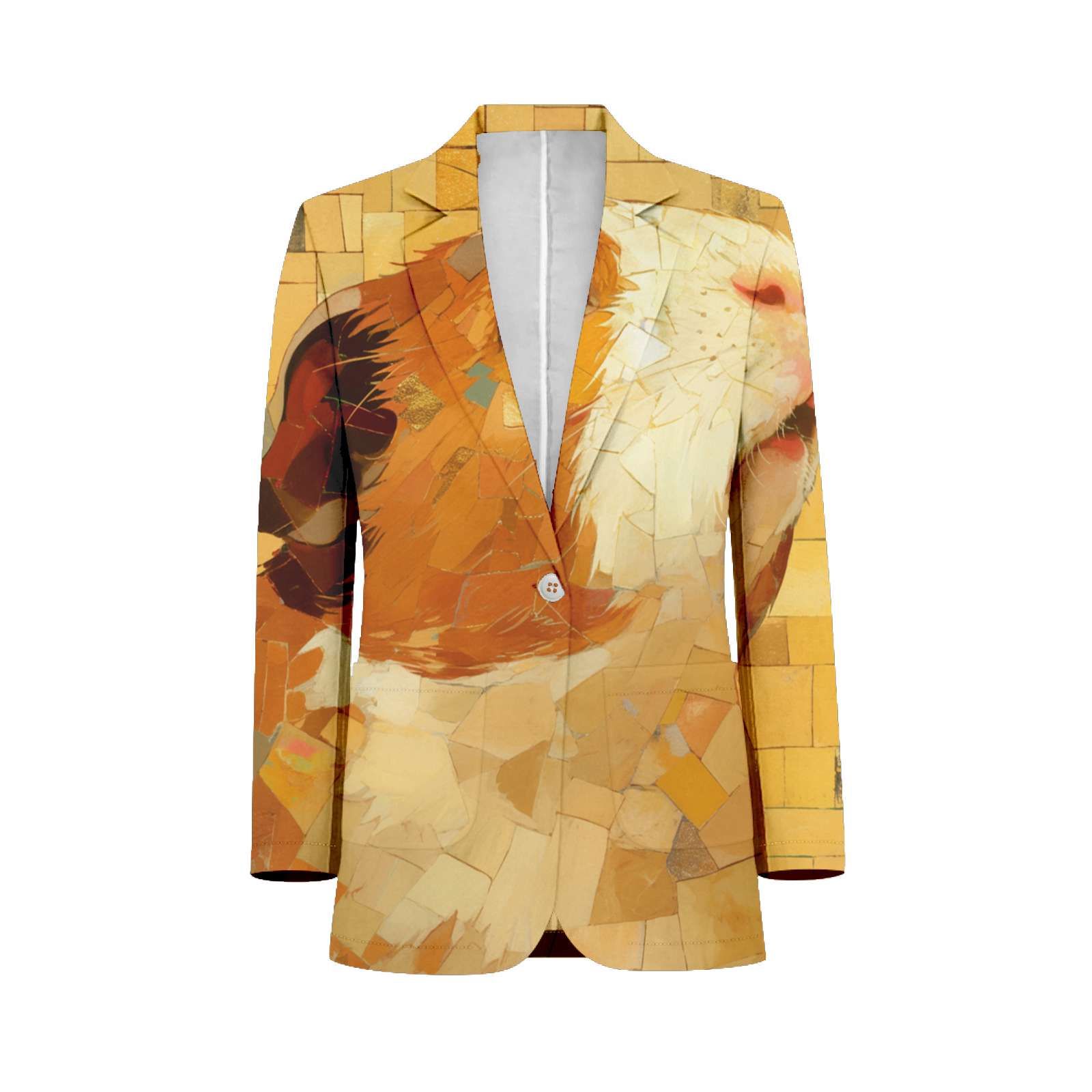 Cute Guinea Pig Men's Suit Blazer Casual Party Wear Slim Fit Suit ...