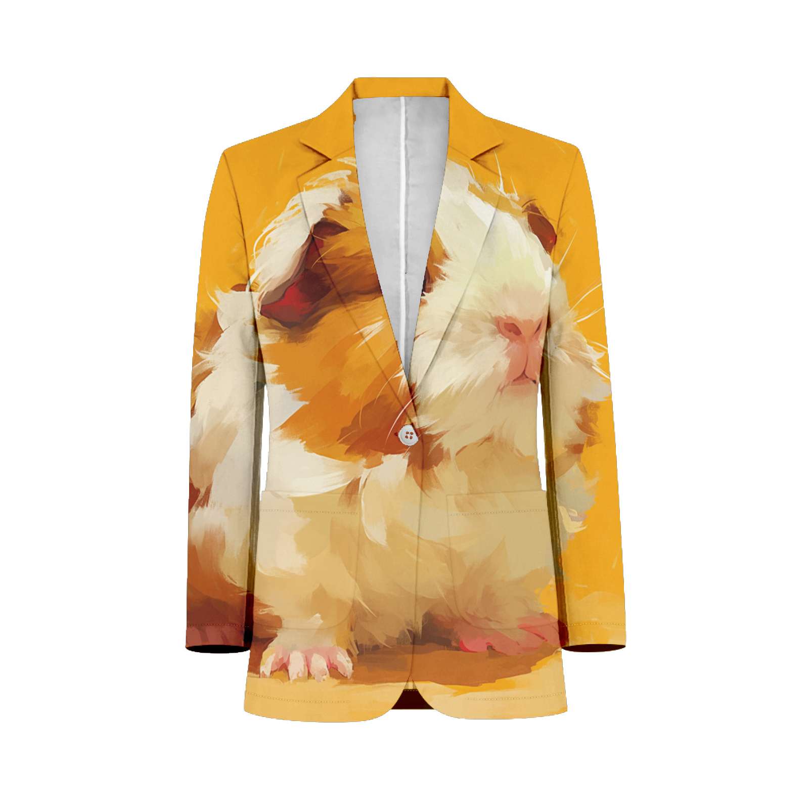 Cute Guinea Pig Men's Suit Blazer Casual Party Wear Slim Fit Suit ...
