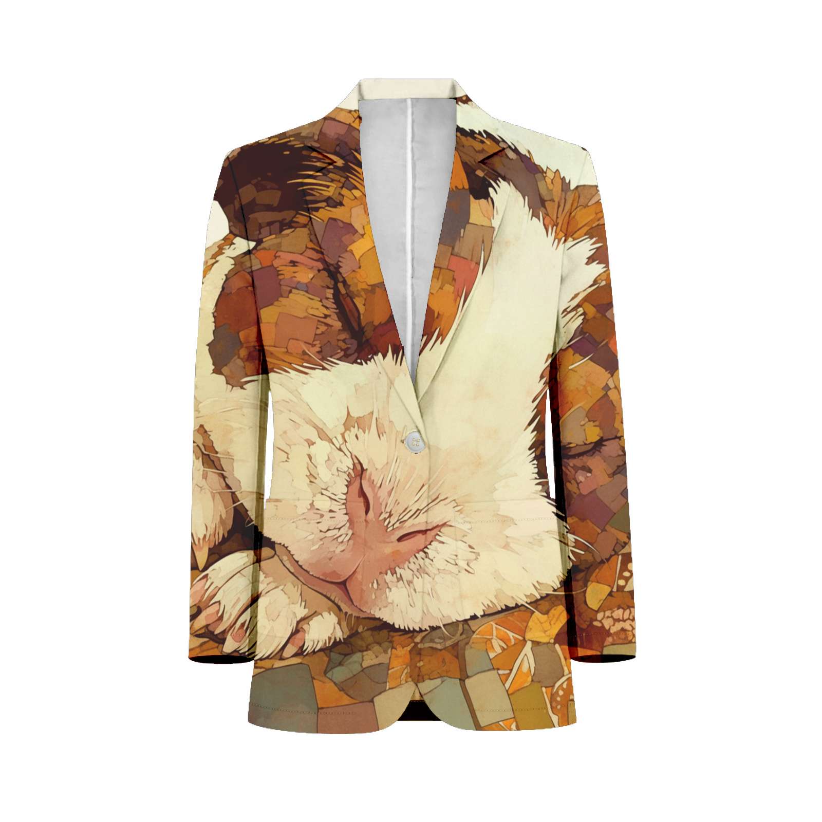 Cute Guinea Pig Men's Suit Blazer Casual Party Wear Slim Fit Suit ...