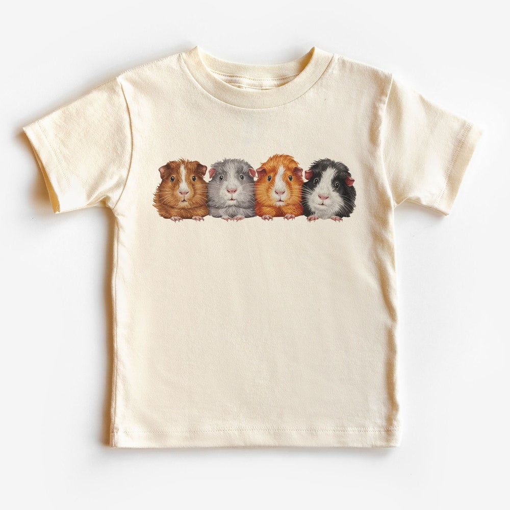 Cute Guinea Pigs In A Row Toddler Shirt - Small Rodent Lover - Kid Pet ...