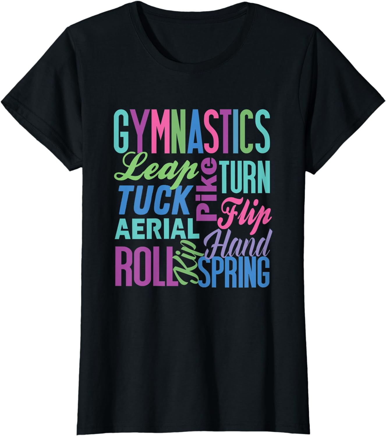 Cute Gymnastics Shirt Gymnast Gifts Gymnastic Clothes Girls - Walmart.com