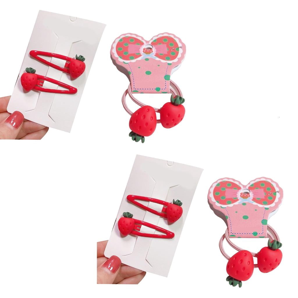 Cute Hair Clip 2000s Girls Strawberry Hair Tie Headdress Adorkable ...