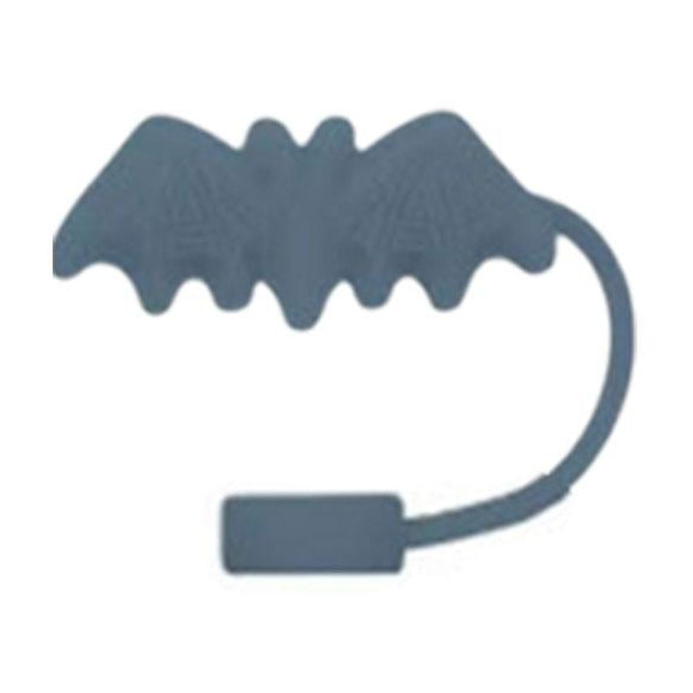 Cute Halloween Bat Straw Covers * Silicone Straw Topper Oz`- 30/40 For ...