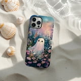 Cute Halloween Ghost Floral Pastel Cottagecore Phone Case for 17 16 15 ...