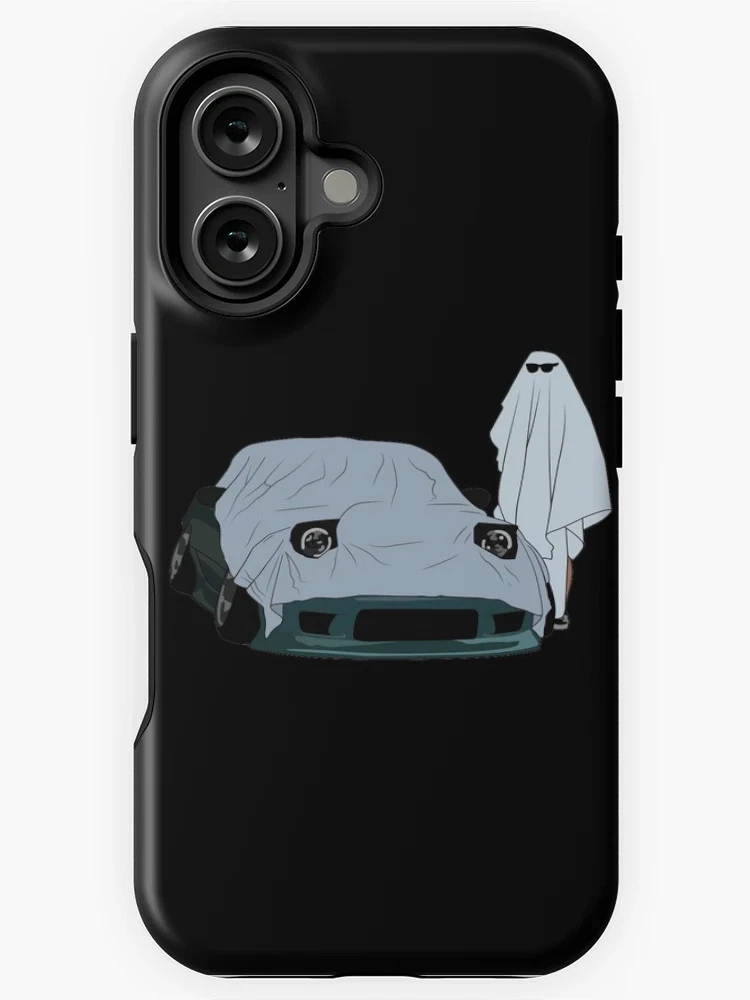 Cute Halloween Ghost Miata iPhone Case with 11 to 16 Pro Max, Best ...
