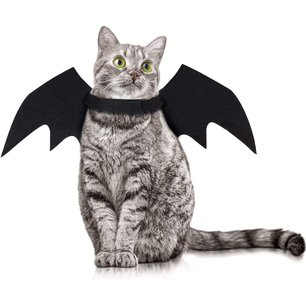 Cute Halloween Pet Bat Wings Cat Dog Bat Costume Pet Costume Halloween ...