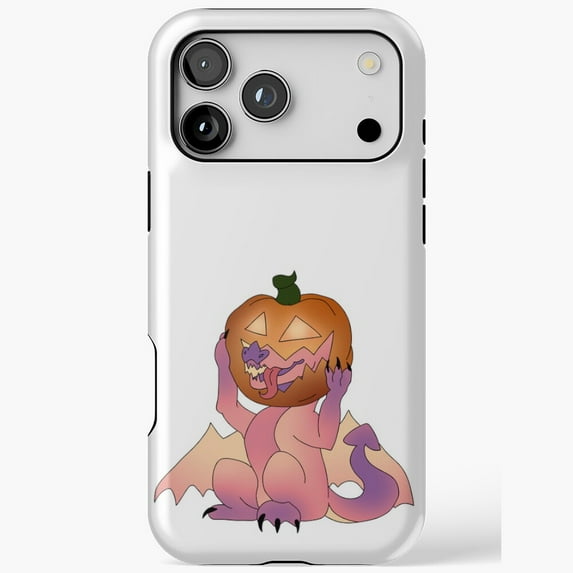 Cute Halloween Pumpkin Dragon Phone Cover for iPhone 11 12 13 14 15 16 ...