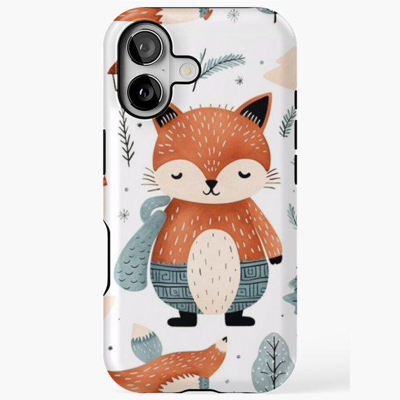 Cute Hand Drawn Animal Hats Phone Case with iPhone 17 to 11 Pro Max ...