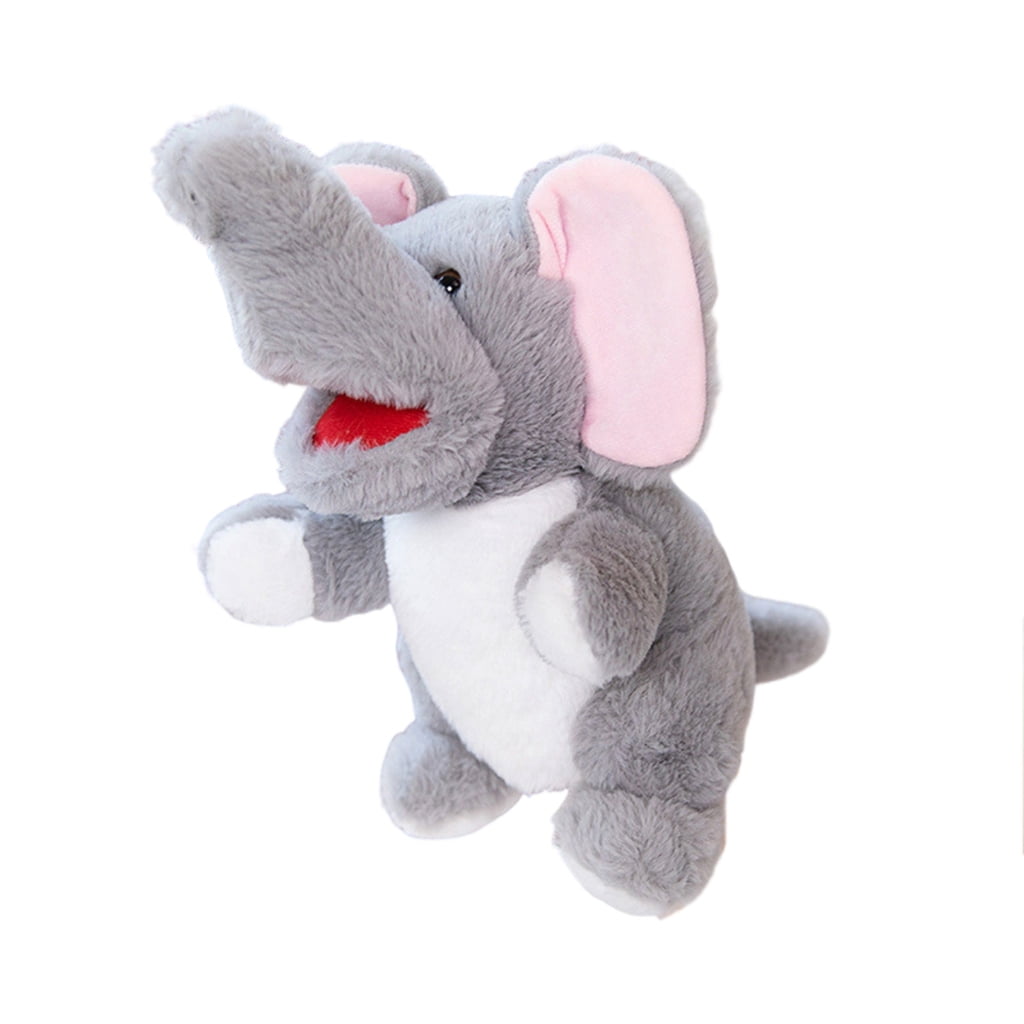 Cute Hand Puppet Soft Plush Animal Toy Movable Mouth Pretend Play Gift ...