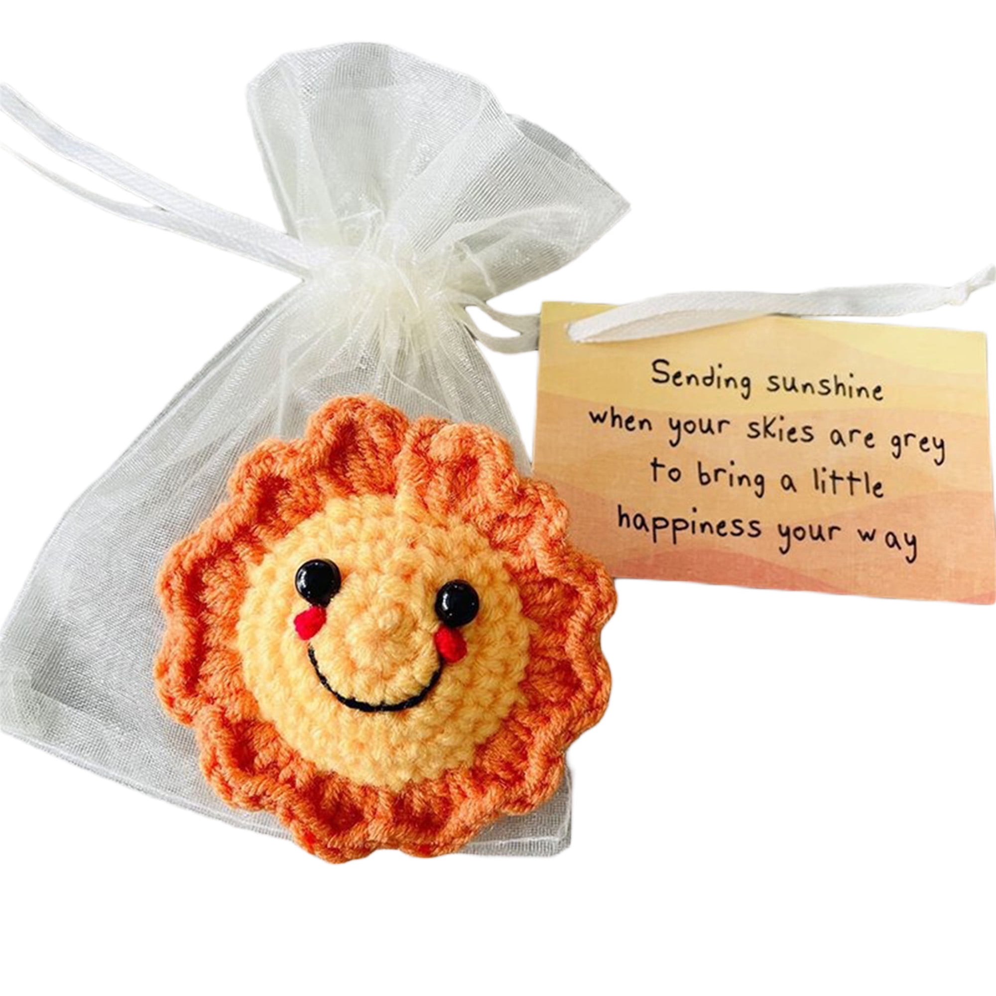 Cute Handmade Crochet Toys Mini Stuffed Plush Toy Emotion Dolls for ...