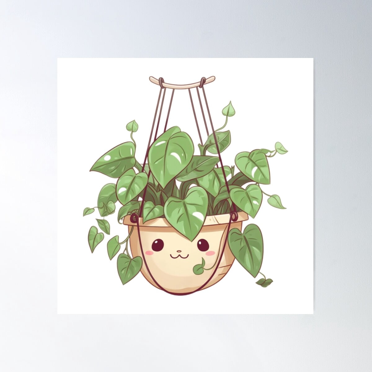 Cute Hanging Pathos Poster Wall Art, Modern Wall Decor For Living Room ...
