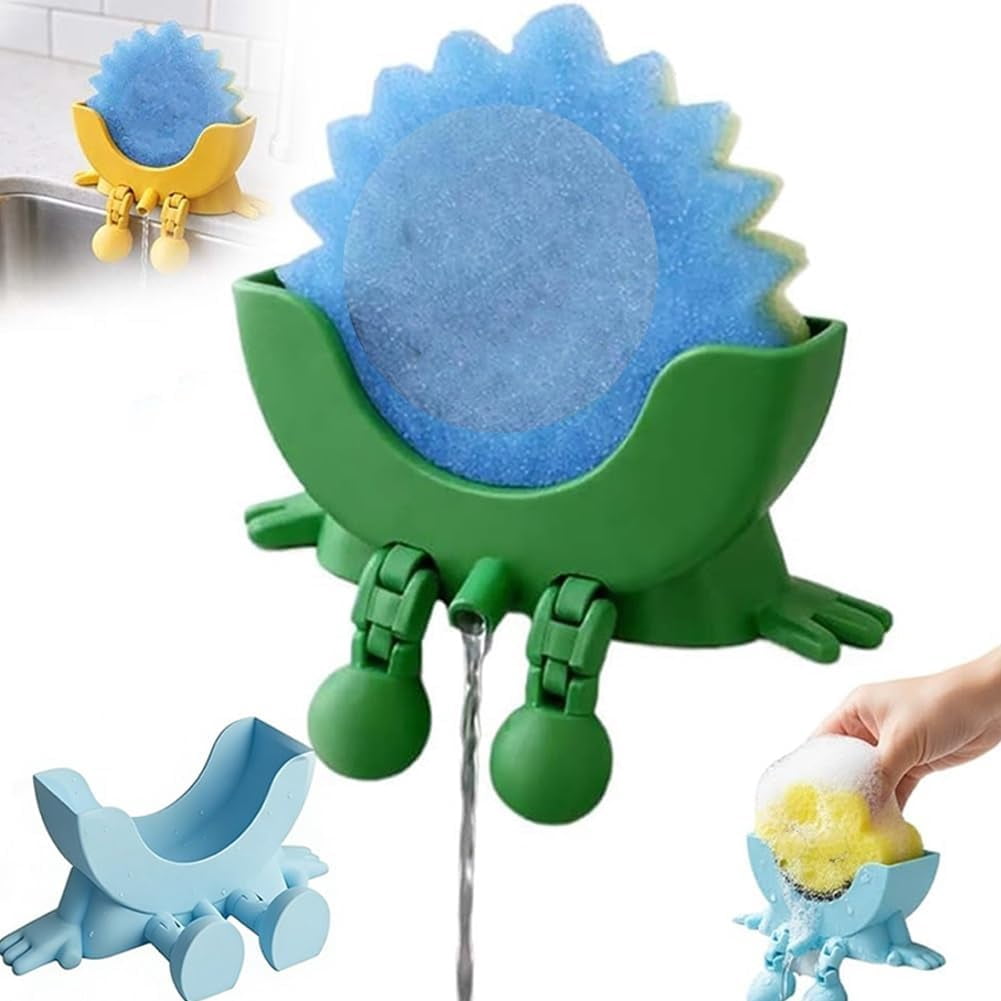 Cute Hanging Sponge Holder with Drainage, 2026 New 3D Printing Dish ...