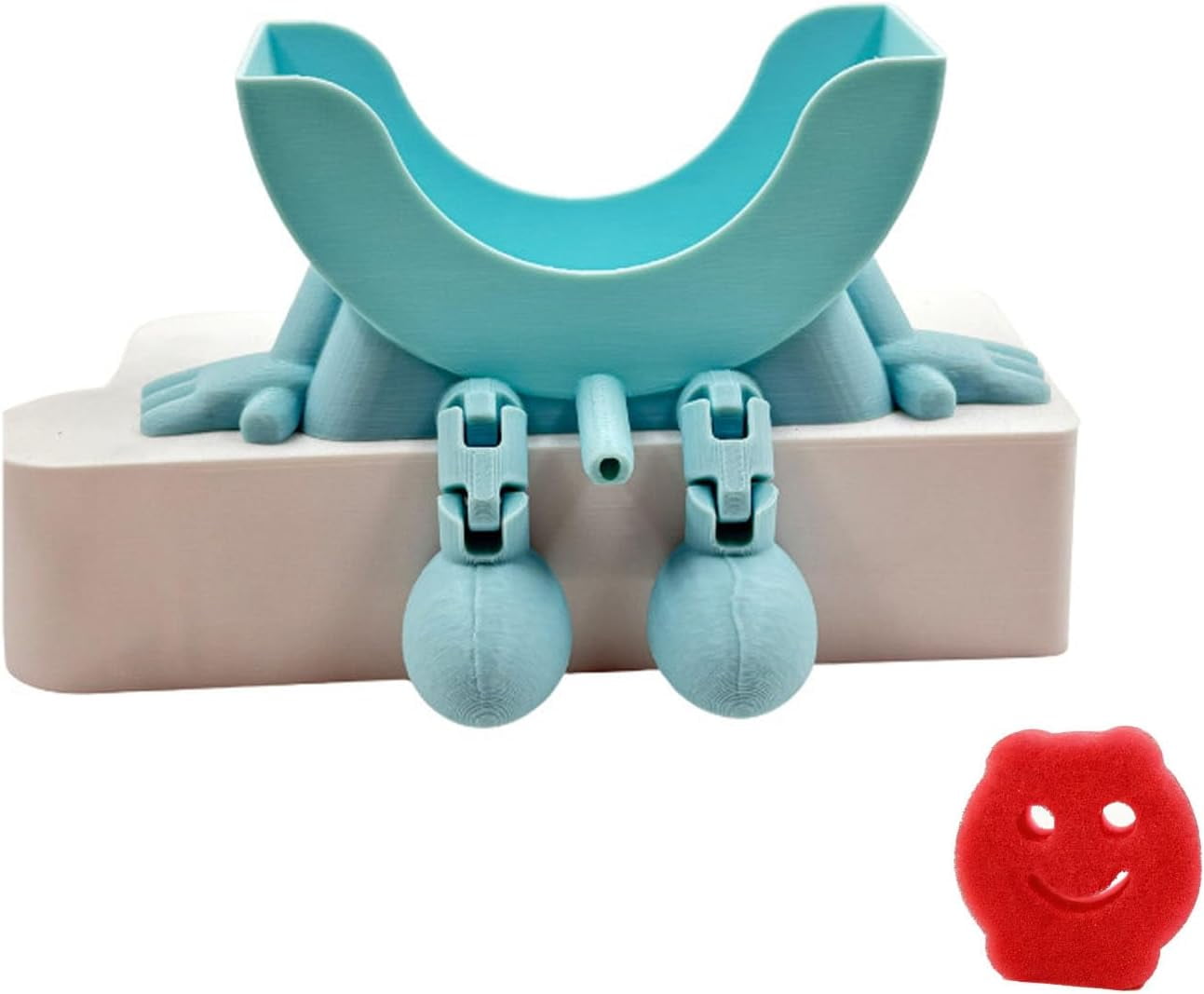 Cute Hanging Sponge Holder with Drainage,2026 New 3D Printing Dish ...
