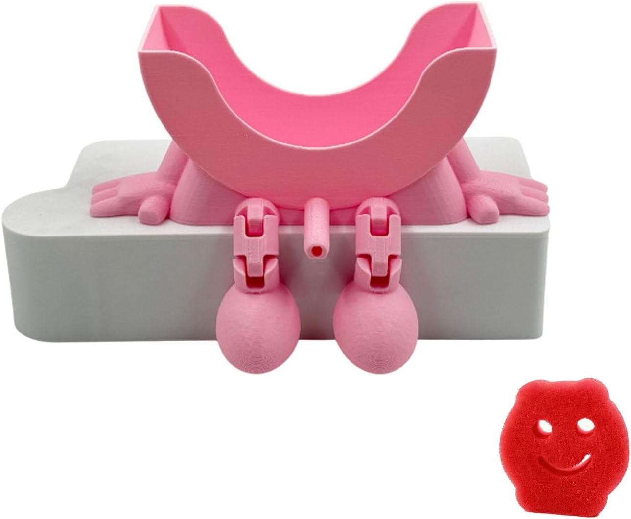 Cute Hanging Sponge Holder with Drainage,2026 New 3D Printing Dish ...