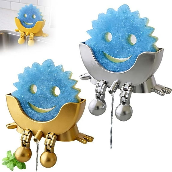 Cute Hanging Sponge Holder with Drainage – Keeps Your Sponge Dry ...