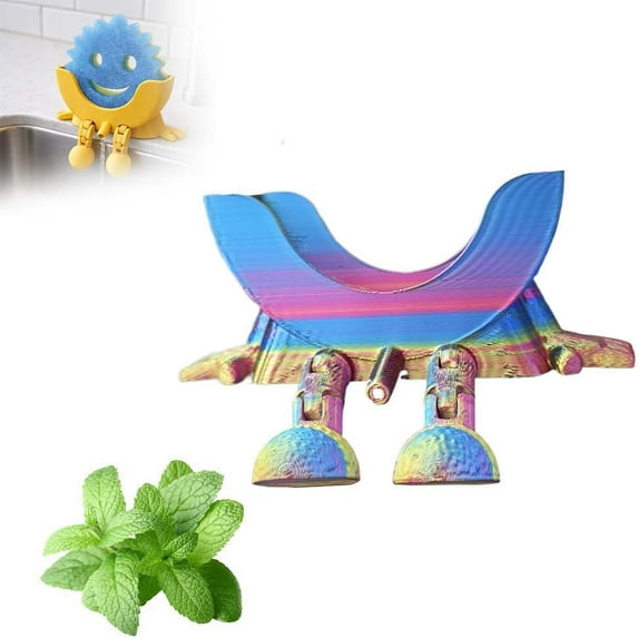 Cute Hanging Sponge Holder with Drainage – Keeps Your Sponge Dry ...