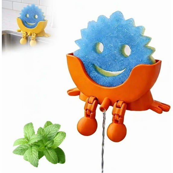 Cute Hanging Sponge Holder with Drainage – Keeps Your Sponge Dry ...