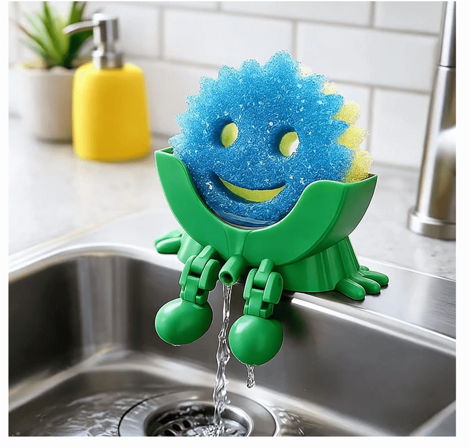 Cute Hanging Sponge Holder with Drainage – Keeps Your Sponge Dry ...