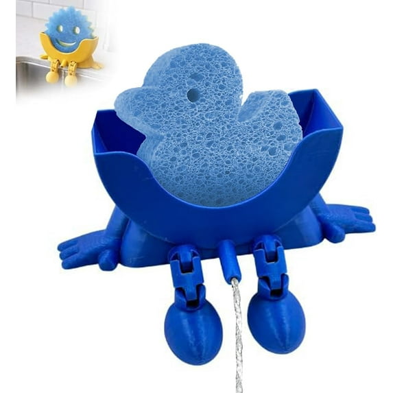 Cute Hanging Sponge Holder with Drainage – Keeps Your Sponge Dry ...