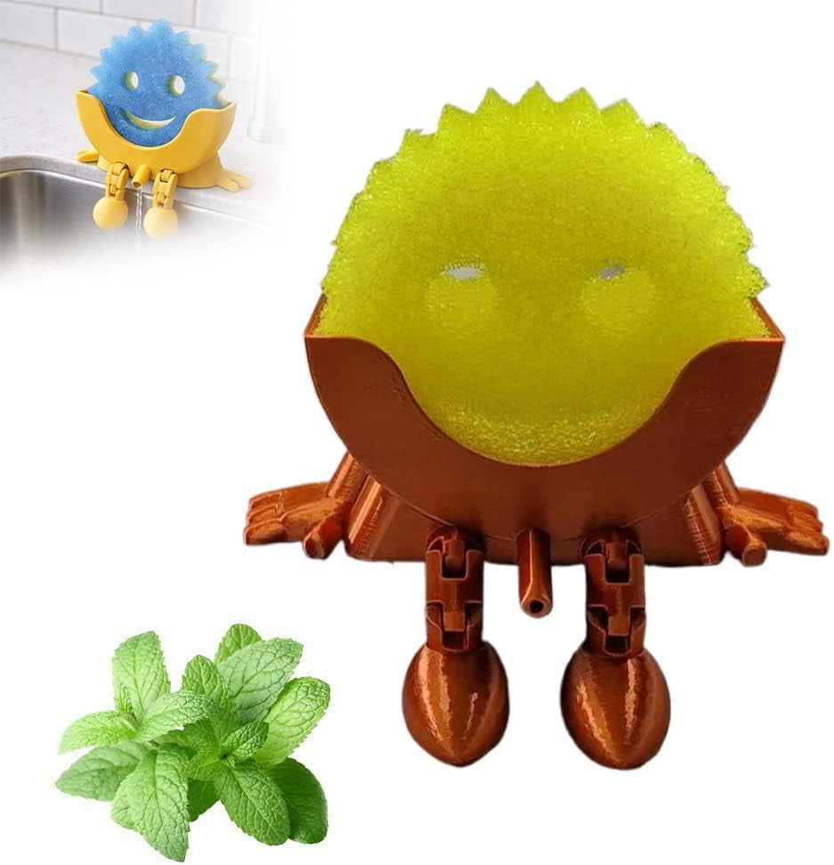 Cute Hanging Sponge Holder with Drainage – Keeps Your Sponge Dry ...