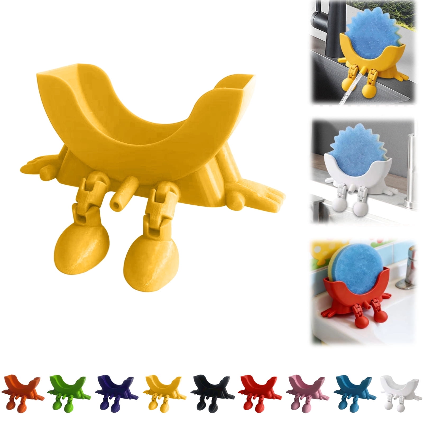 Cute Hanging Sponge Holder with Drainage – Keeps Your Sponge Dry ...