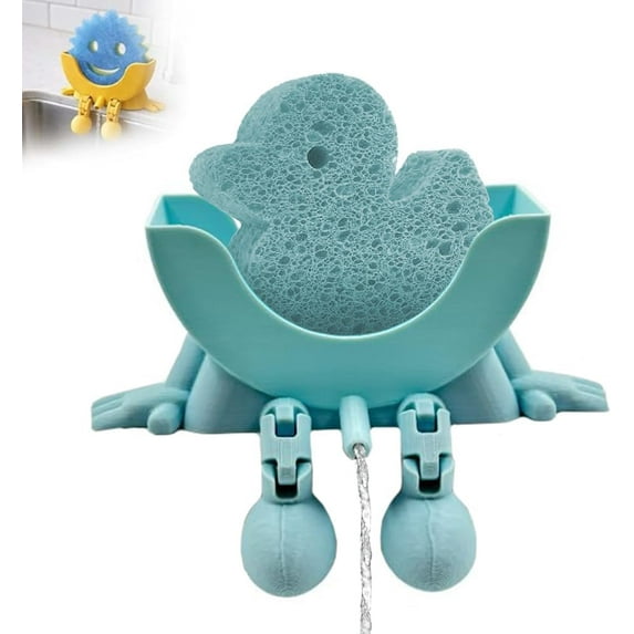 Cute Hanging Sponge Holder with Drainage – Keeps Your Sponge Dry ...