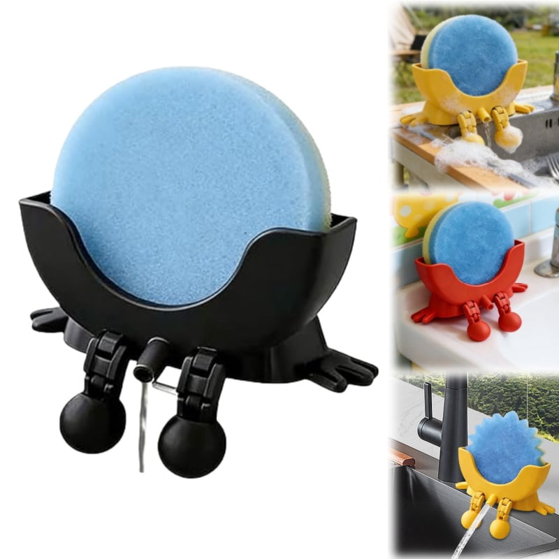Cute Hanging Sponge Holder with Drainage and Legs, 2026 New 3D Printed ...