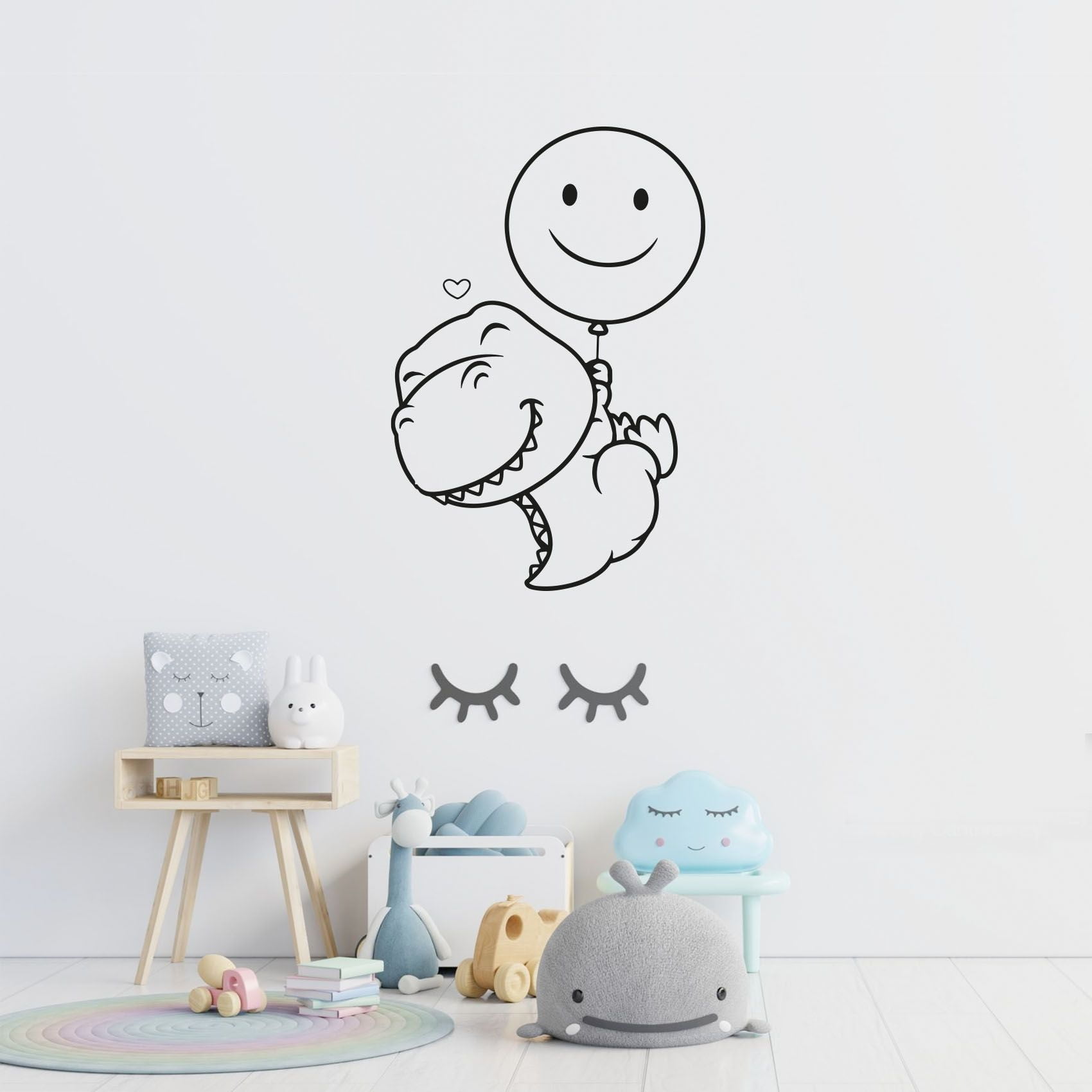 Cute Happy Dinosaur Floating Balloon Balloons Floating Happy Baby Dino ...