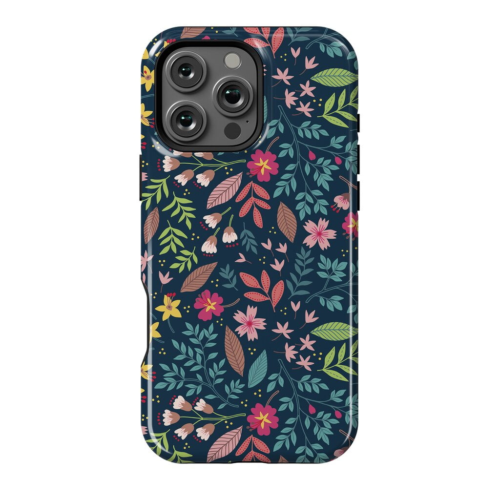 Cute Happy Flowers Floral Garden Phone Case for iPhone 11 12 13 14 15 ...