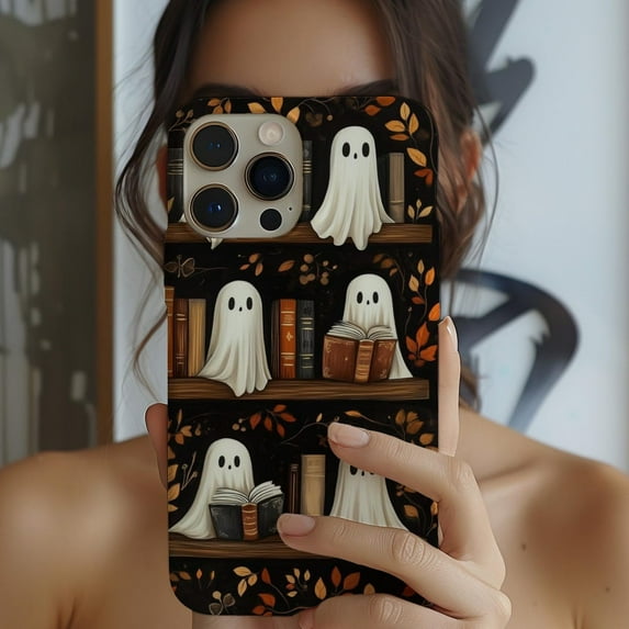 Cute Haunted Fall Halloween Theme Phone Case for 17 16 15 14 13 12 11 ...
