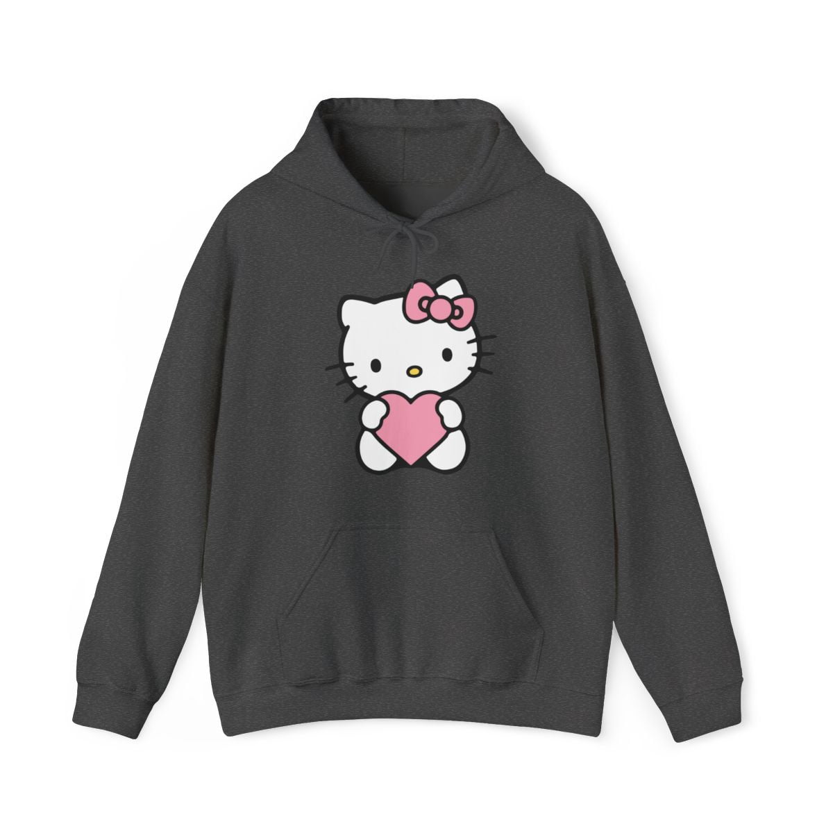 Cute Heart Hello Kitty Unisex Cotton Blend Hoodie Sweatshirt Kawaii ...