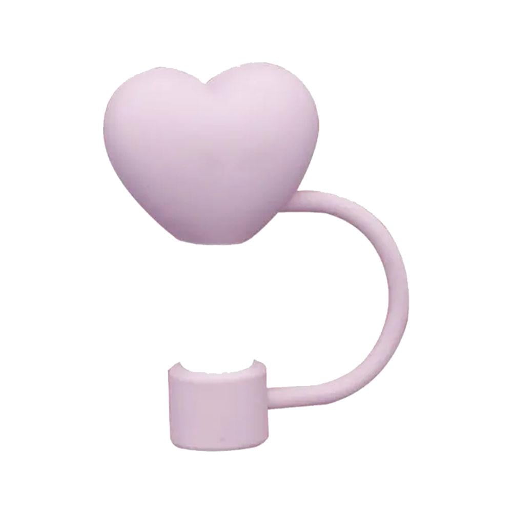 Cute Heart-shaped Straw Head Reusable Dustproof Straw 10mm U1 Straw ...